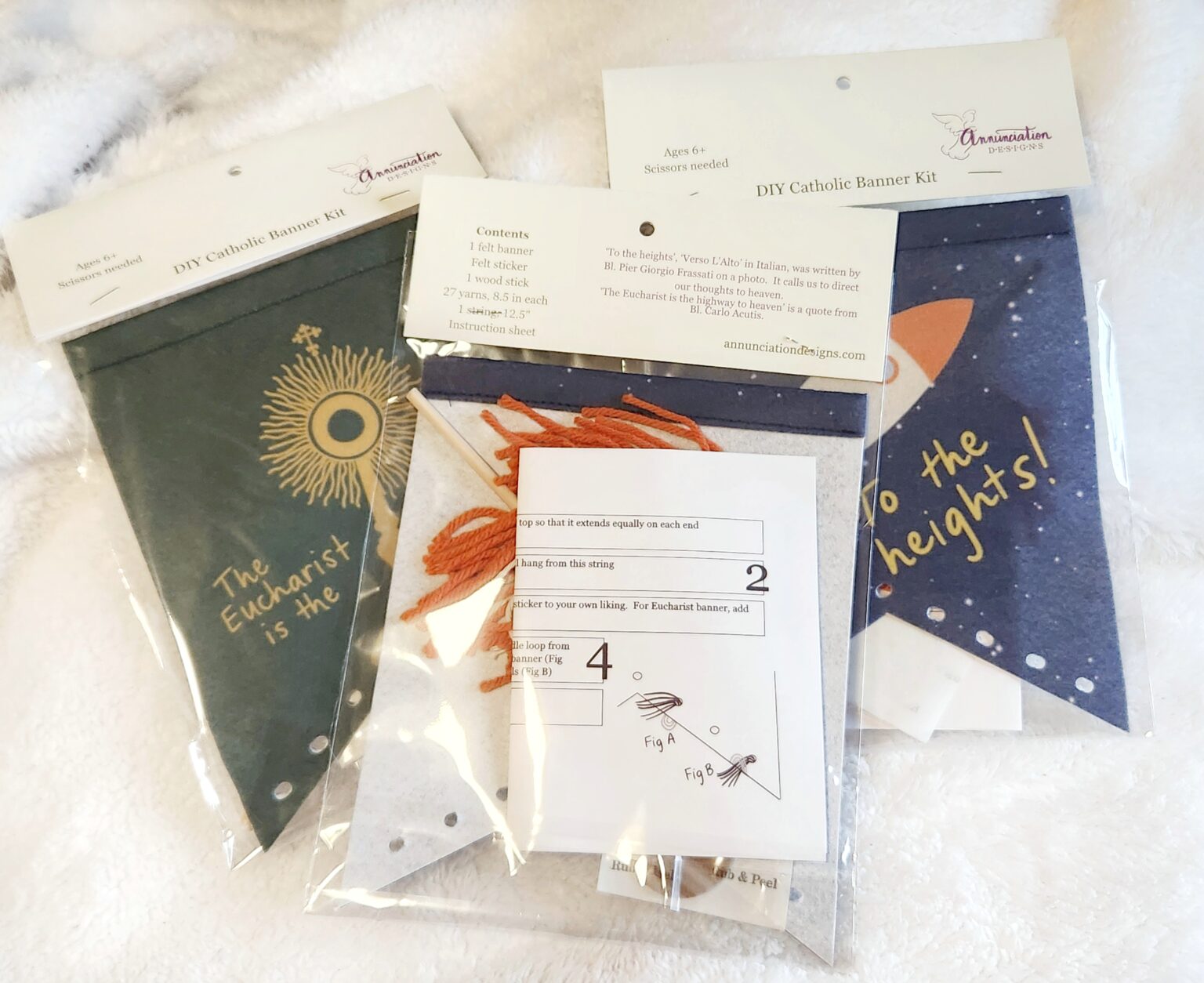 DIY Catholic Banner Kit